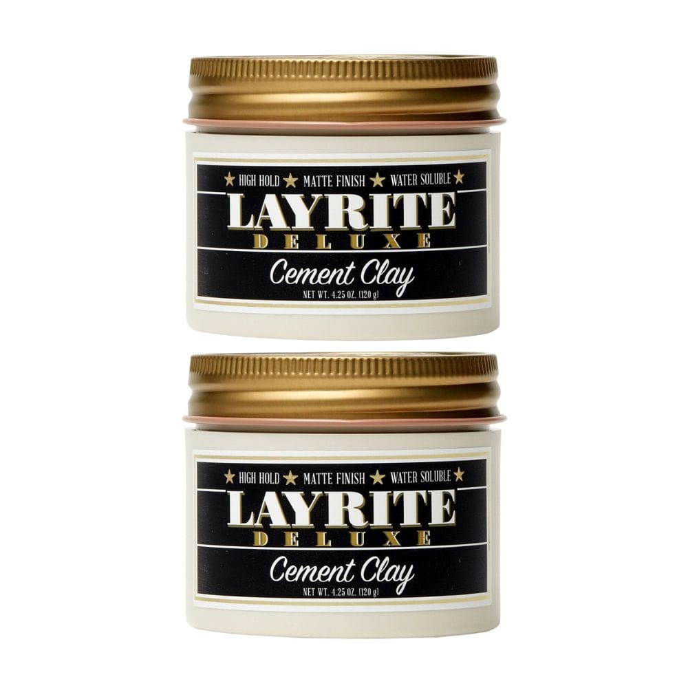 Layrite Cement Clay Pomade 120g (Pack of 2) – Style & Swagger