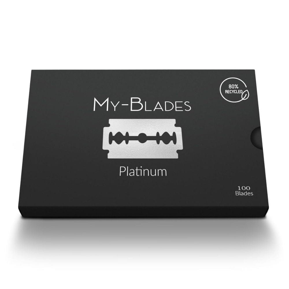 My-Blades® Platinum Double Edge Steel Razor Blades (100 Pack) – Style ...