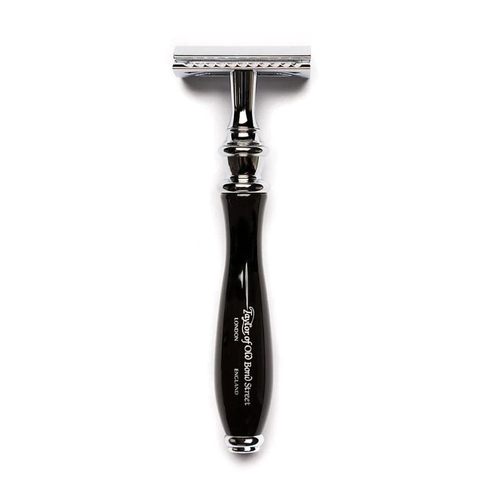 Taylor of Old Bond Street Victorian Safety Razor with Black Handle ...