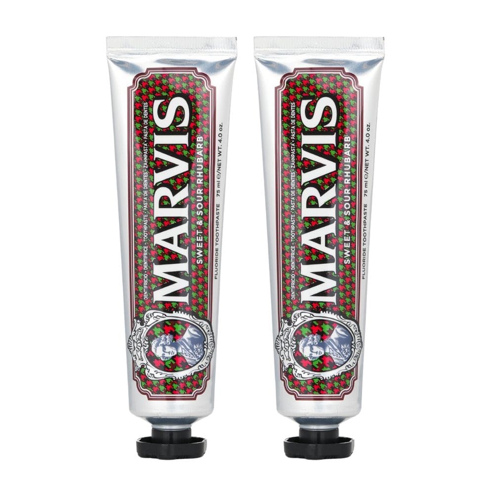 Marvis Sweet & Sour Rhubarb Toothpaste 75ml (Pack of 2) – Style & Swagger