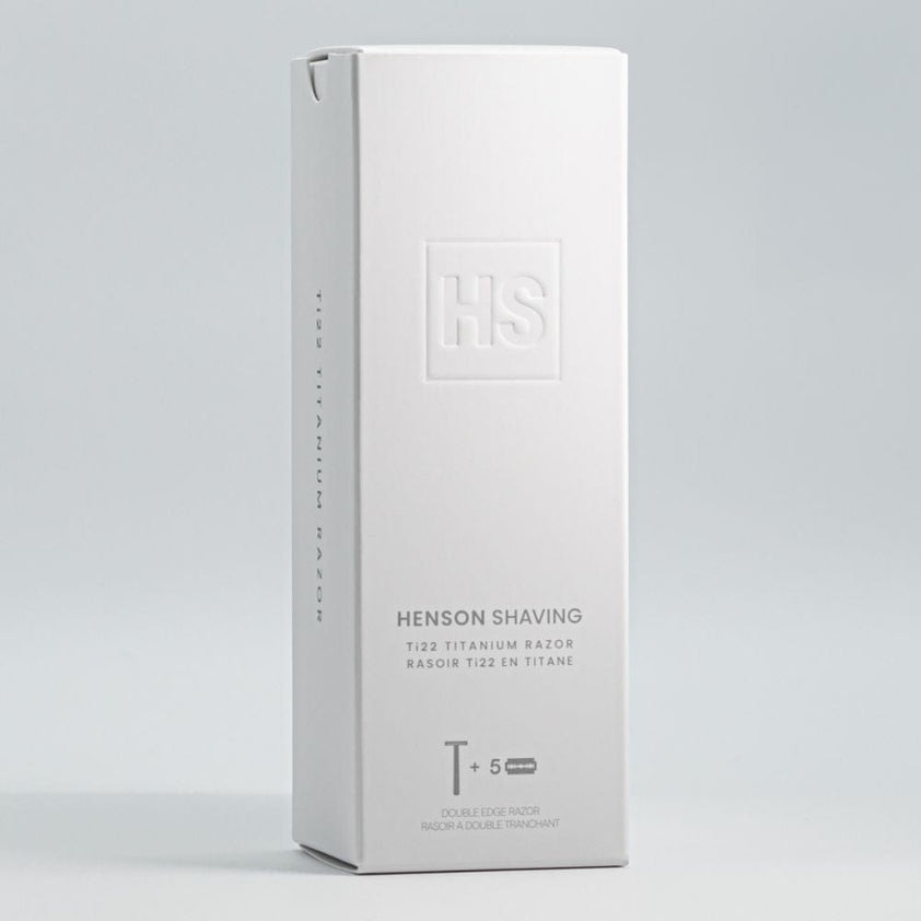 Henson Shaving Ti22 Mild DE Safety Razor Titanium – Style & Swagger